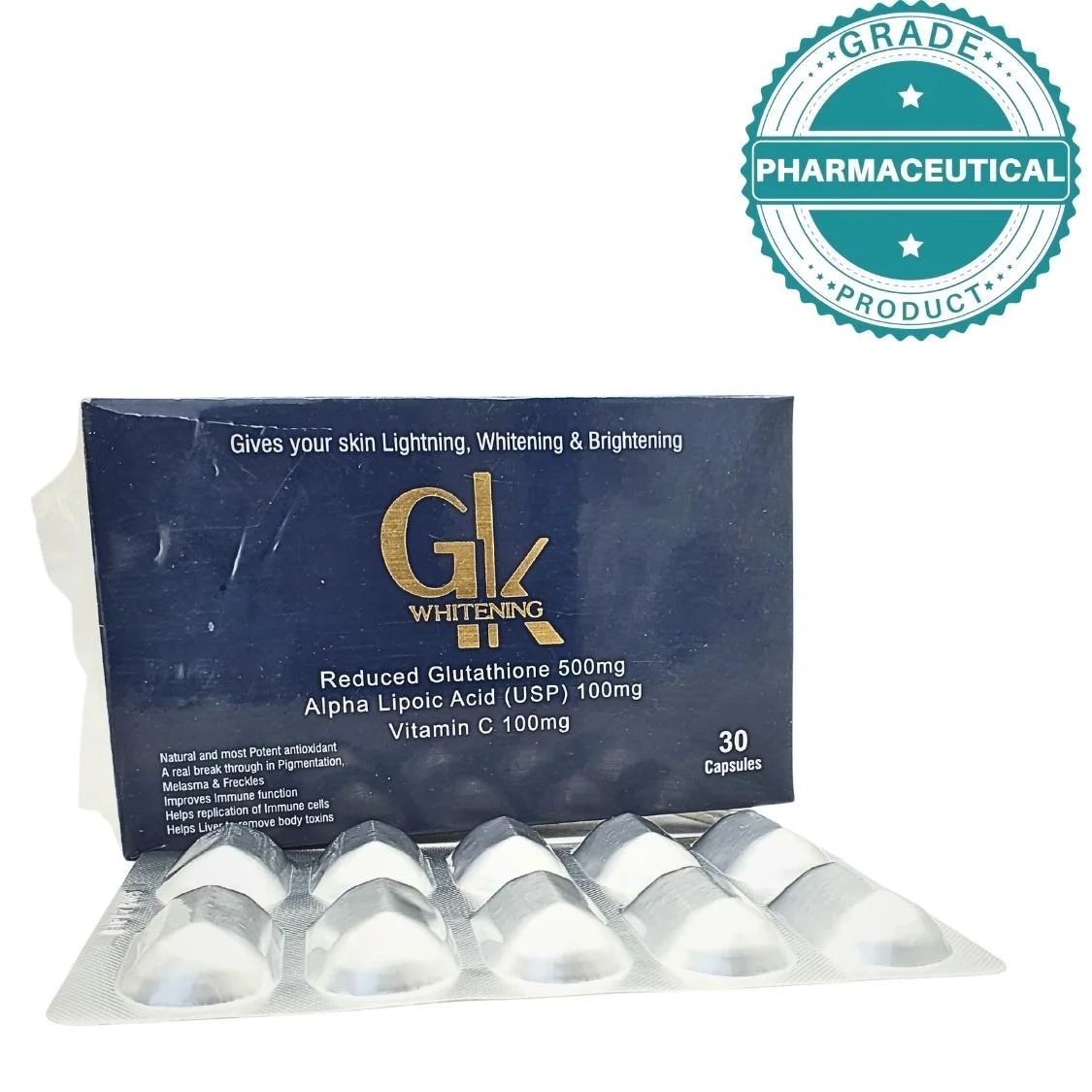 GK Whitening and Brightening Capsules: Your Skin Brightening